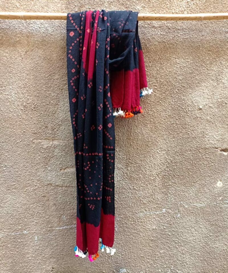 Buy Bandhani Shawl - Handicrafts of Kutch